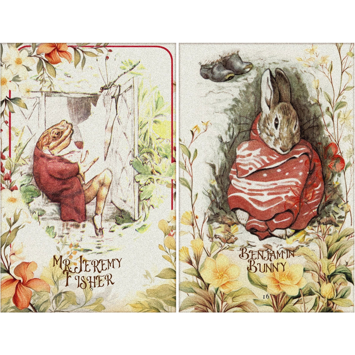 Peter's Garden #2 | A4 Mulberry Rice Paper – Piglet's Closet