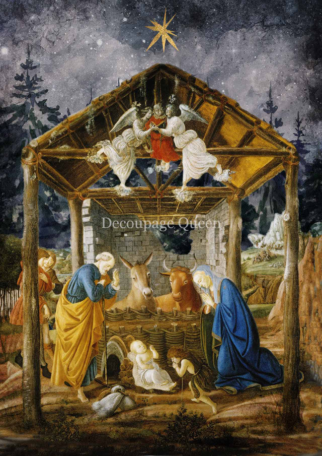 Botticelli's Nativity | Rice Paper – Piglet's Closet