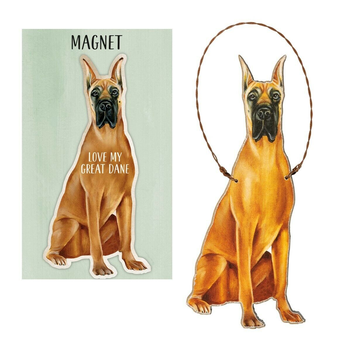 Great Dane Magnet & Ornament Set – Piglet's Closet